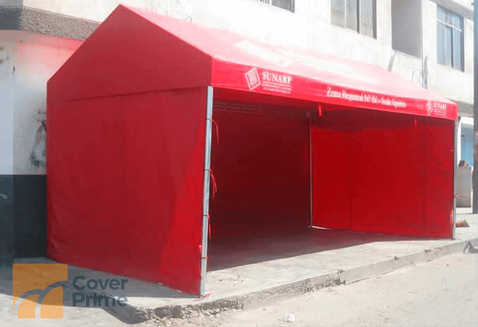 Toldos publicitarios plegables y desarmables - Cover Prime